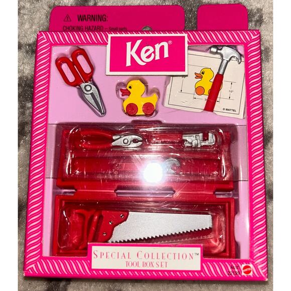Mattel | Toys | Mattel Barbie Special Collection Tool Box Set New 998 ...